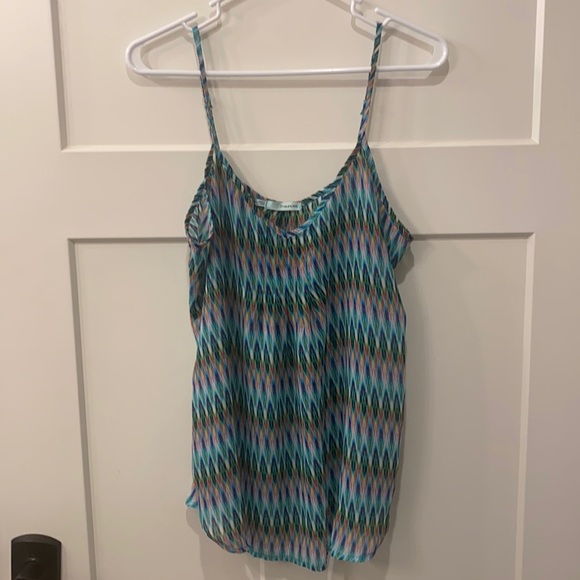 Maurices | Tops | Turquoise Print Tank Top | Poshmark